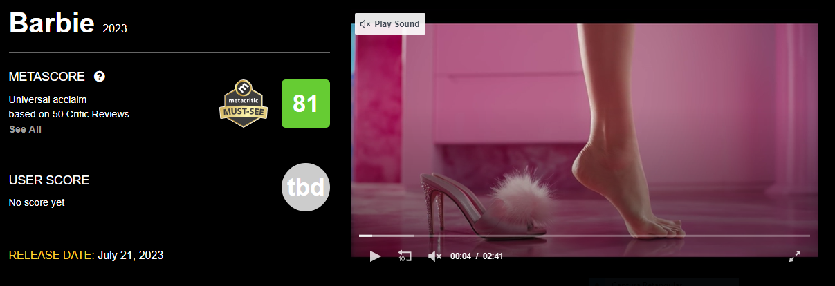 Barbie: como está a crítica? Rotten Tomatoes e Metacritic