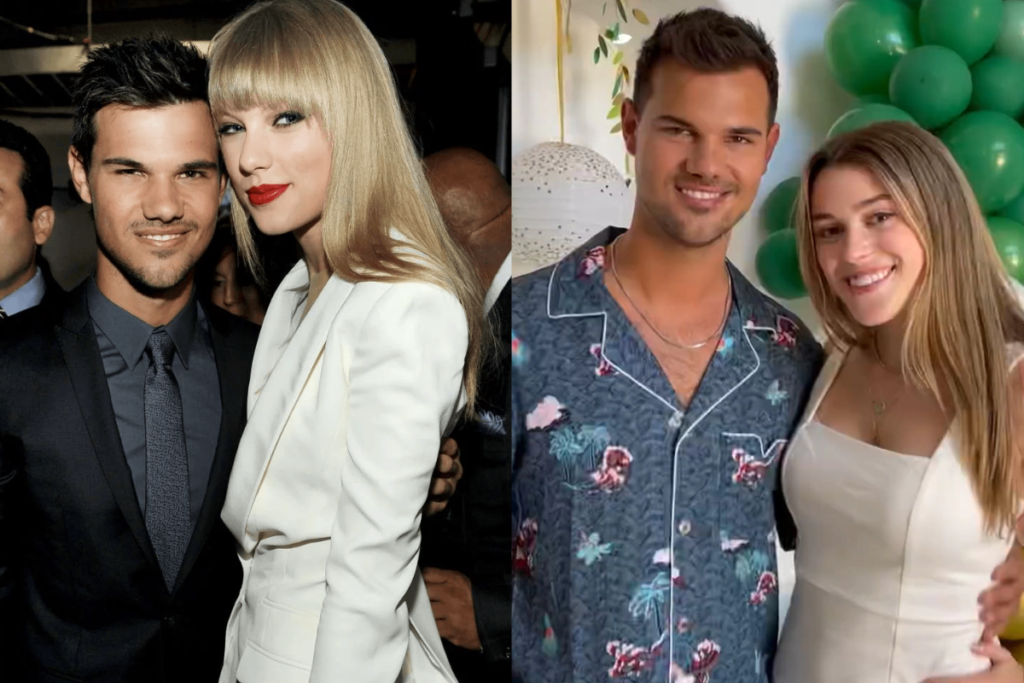 Taylor Lautner namorou Taylor Swift e acabou casando com outra Taylor