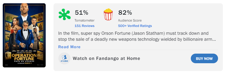 Esquema de Risco: Operação Fortune é bom? O que a crítica achou do filme