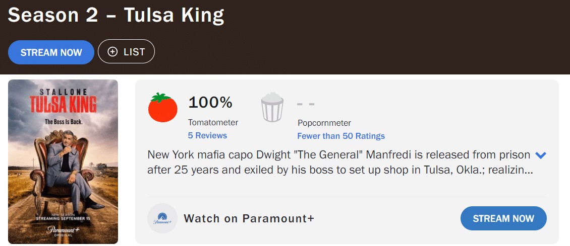 Tulsa King 2ª temporada: quando estreiam os próximos episódios?